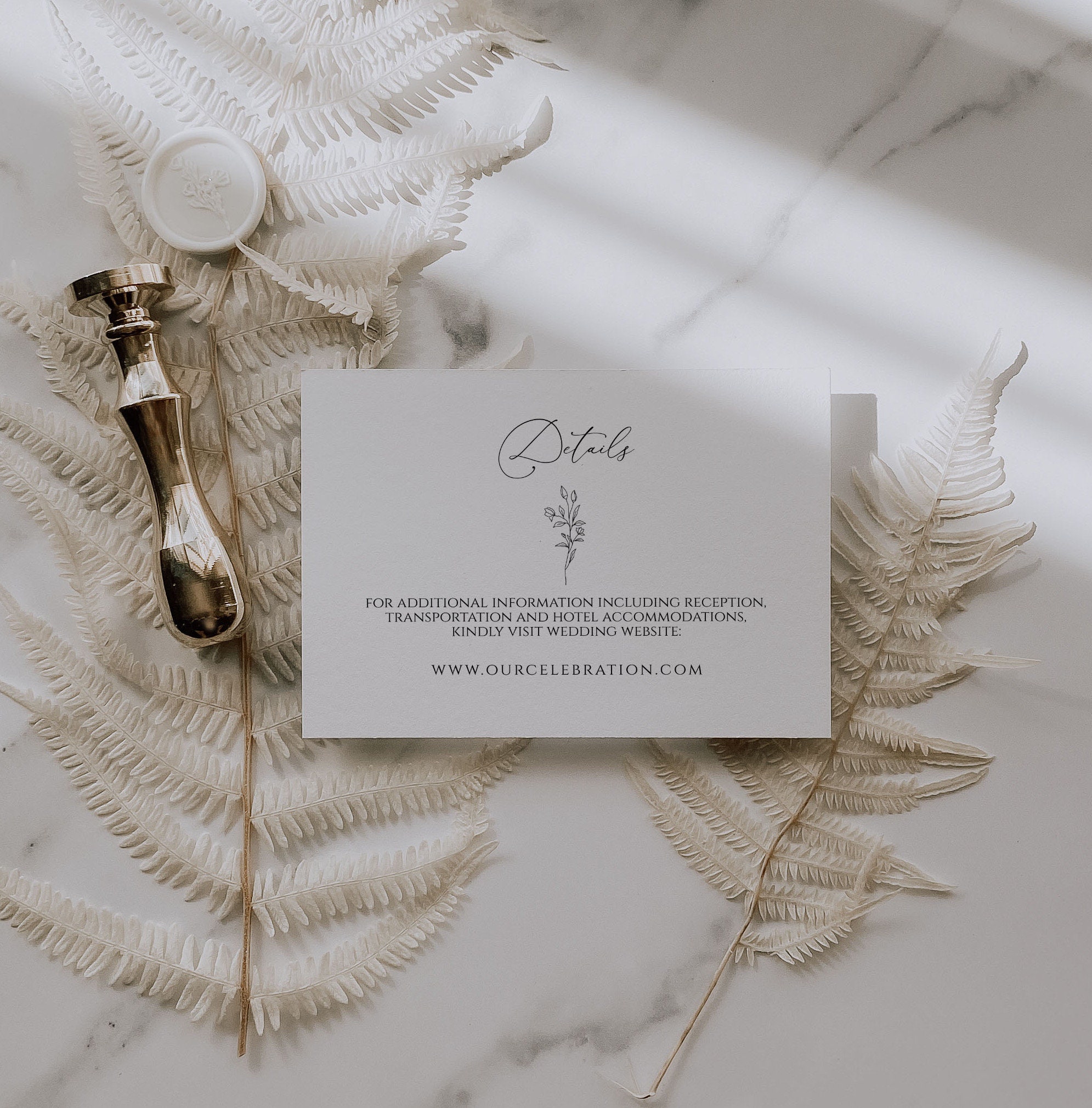 Bridal Shower Insert Card Template 5x3.5 Wedding - Etsy