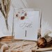Printable Boho Table Numbers Template Modern Wedding Table - Etsy