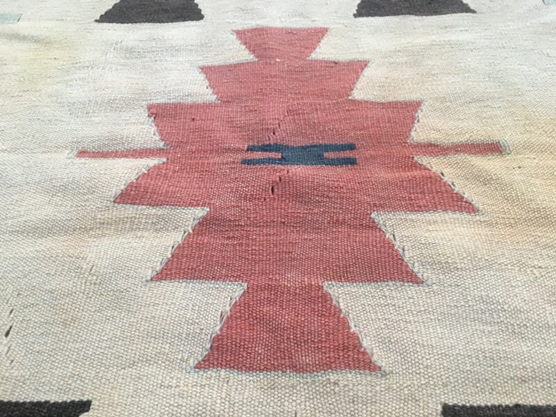 Afghan Kilim Rug, Handmade Kilim, Modern Kilim Floral Kilim Oriental ...