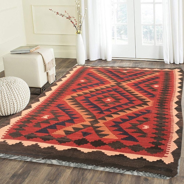 Afghan Kilim Rug - Etsy