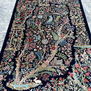 2x3 Silk Rug High Quality Silk Rug Bamboo Silk Rug Pictorial Rug Wall ...