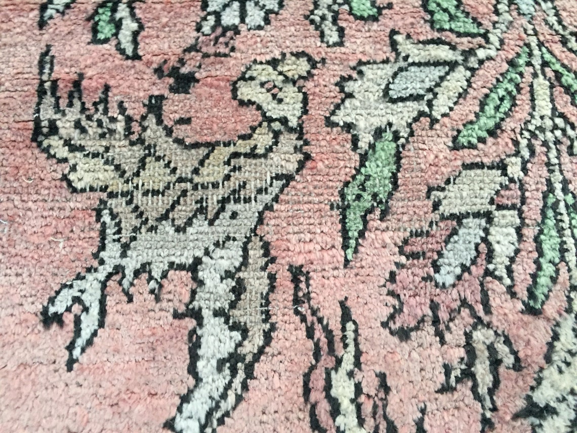 Vintage Rug Silk Rug Kashmiri Rug Handmade Rug 3x4 Rug Floor | Etsy