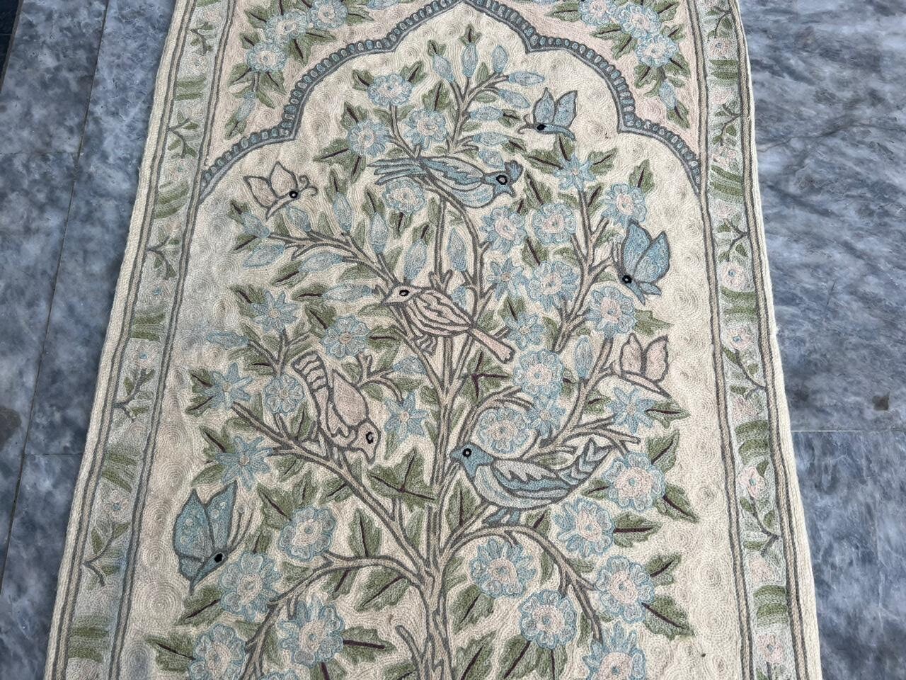 French Aubusson Rug Handmade Rug Needle Point Rug Wool Rug Tree off ...
