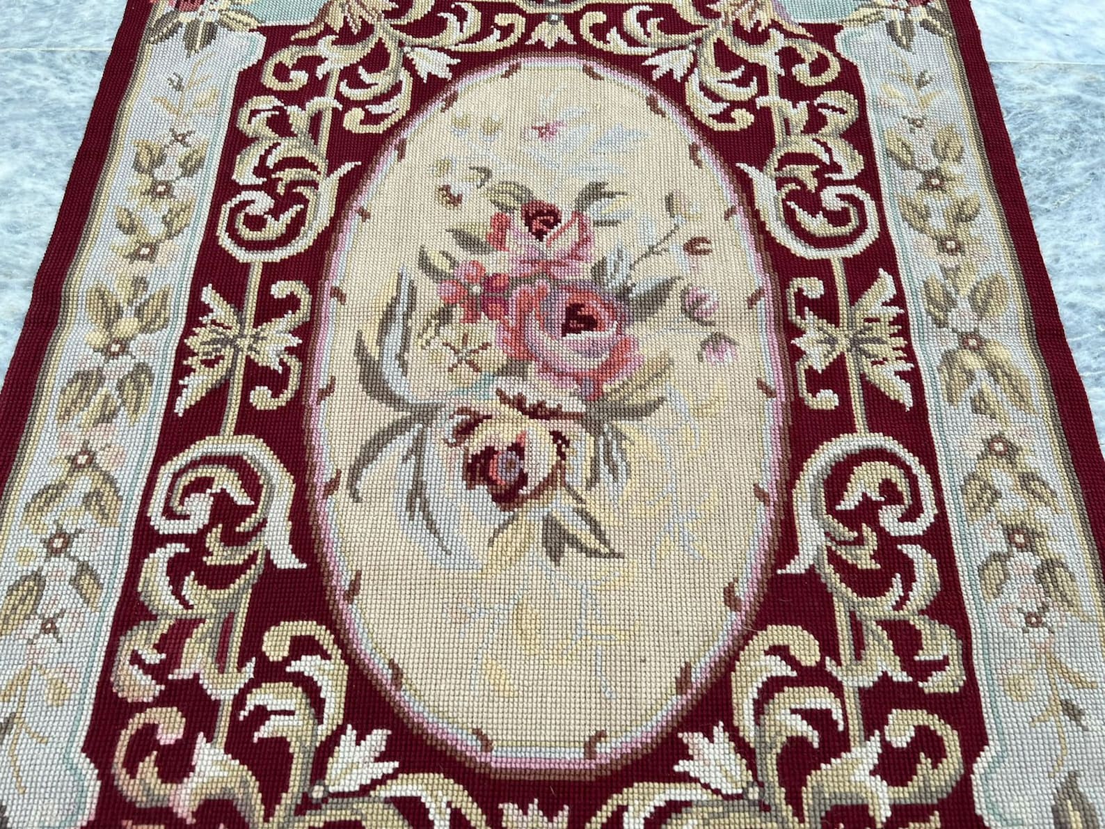 French Aubusson Rug Handmade Rug Needle Point Rug Wool Rug - Etsy