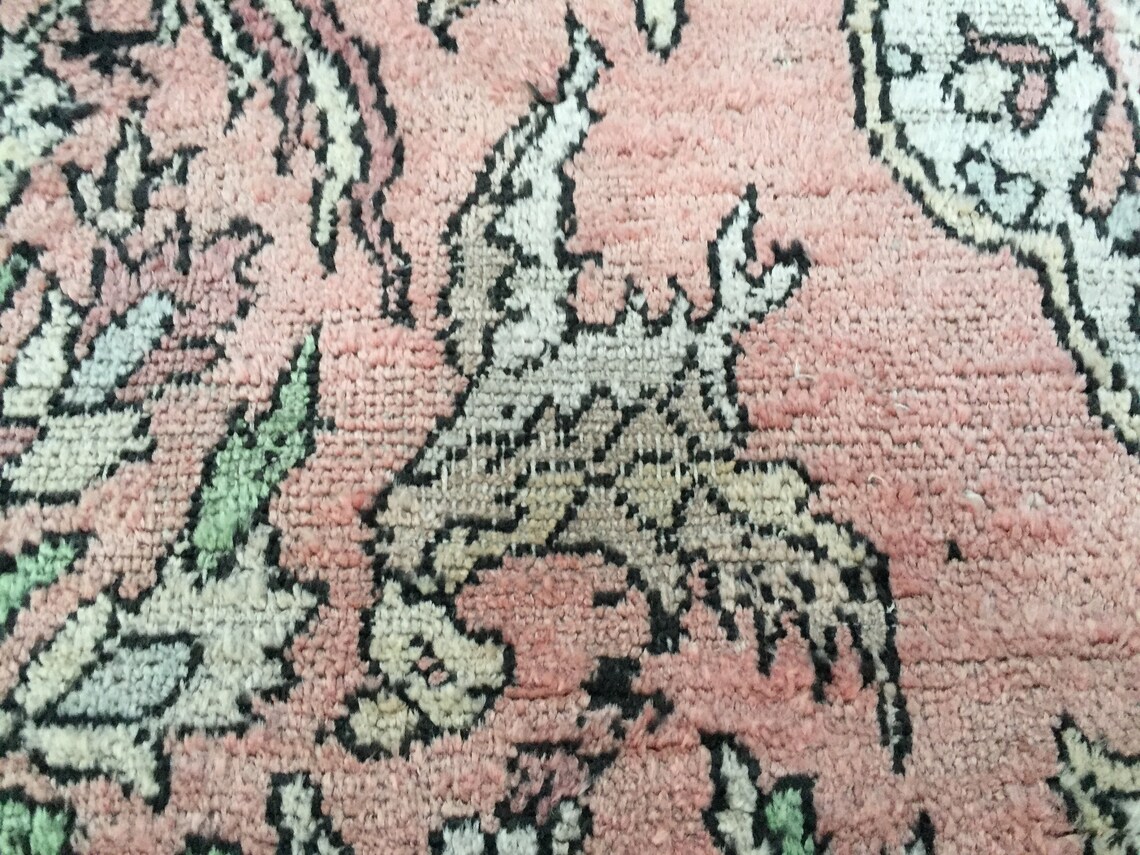 Vintage Rug Silk Rug Kashmiri Rug Handmade Rug 3x4 Rug Floor | Etsy