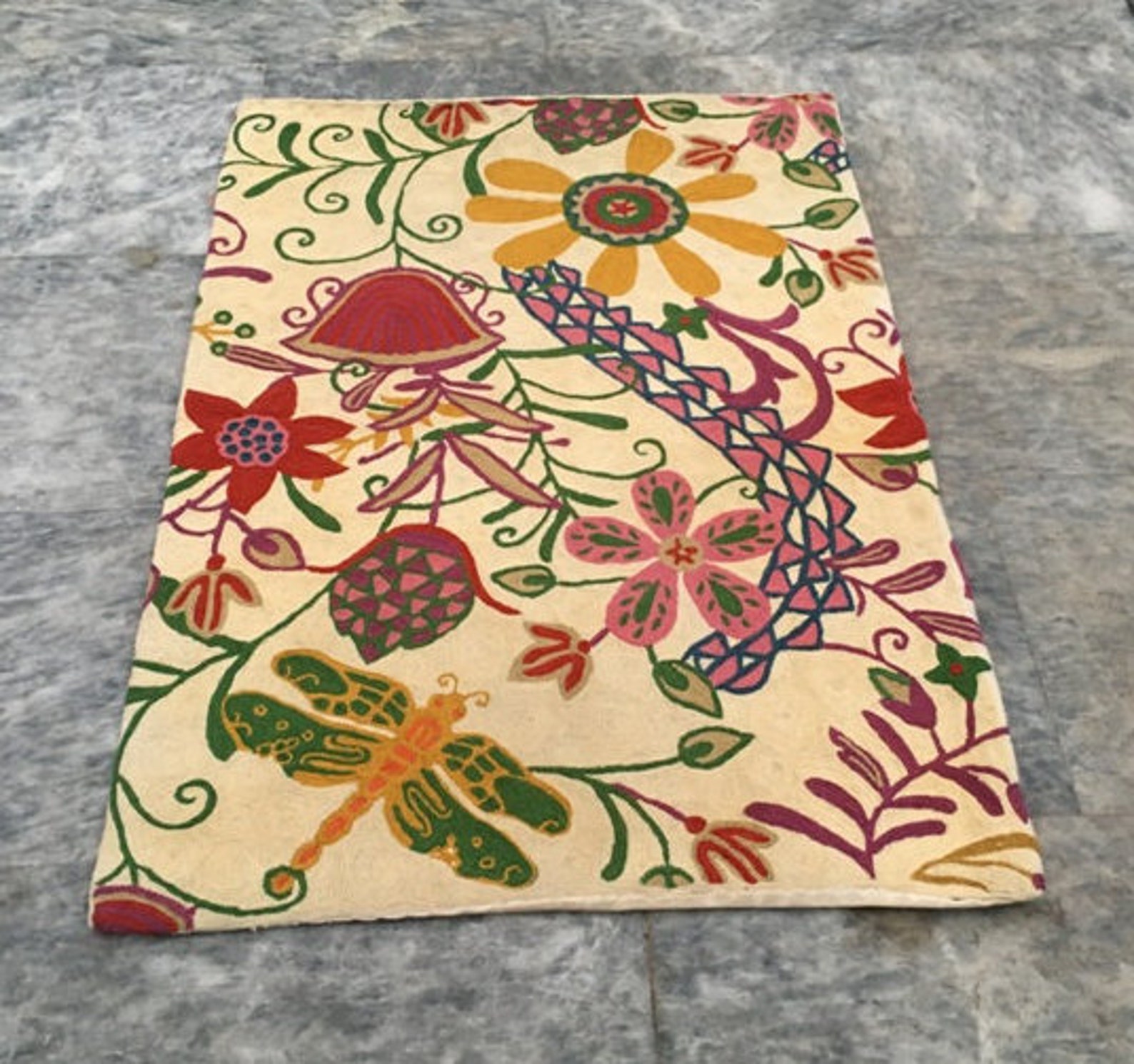 3X2 Cheap Price Vintage Aubusson Rug Handmade Rug Bedroom Rug - Etsy