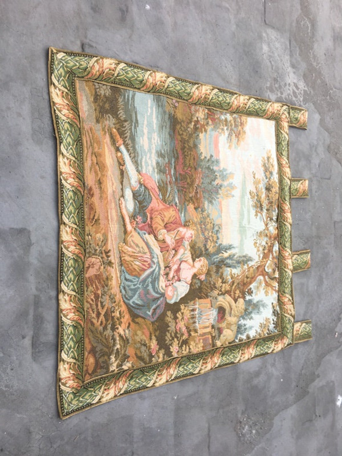 Antique Tapestry Vintage Tapestry Handmade Tapestry Wall | Etsy