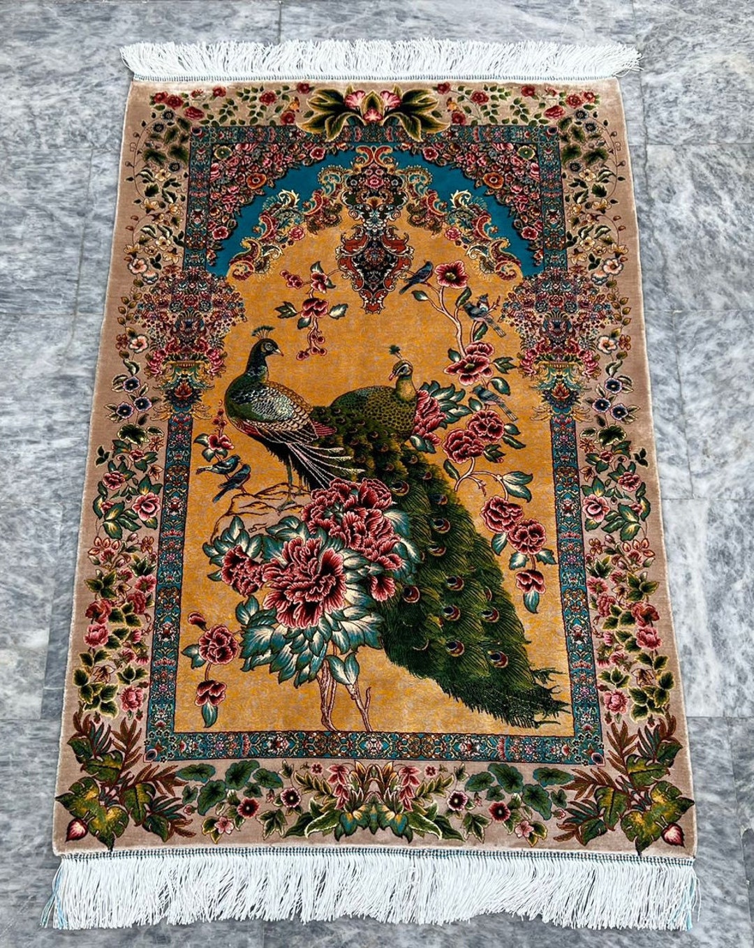 3x4 Silk Rug High Quality Silk Rug Bamboo Silk Rug Pictorial Rug Wall ...