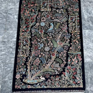 2x3 Silk Rug High Quality Silk Rug Bamboo Silk Rug Pictorial Rug Wall ...