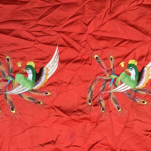 Vintage Chinese Tablecloth Embroidery Tablecloth Pictorial Table Cover ...