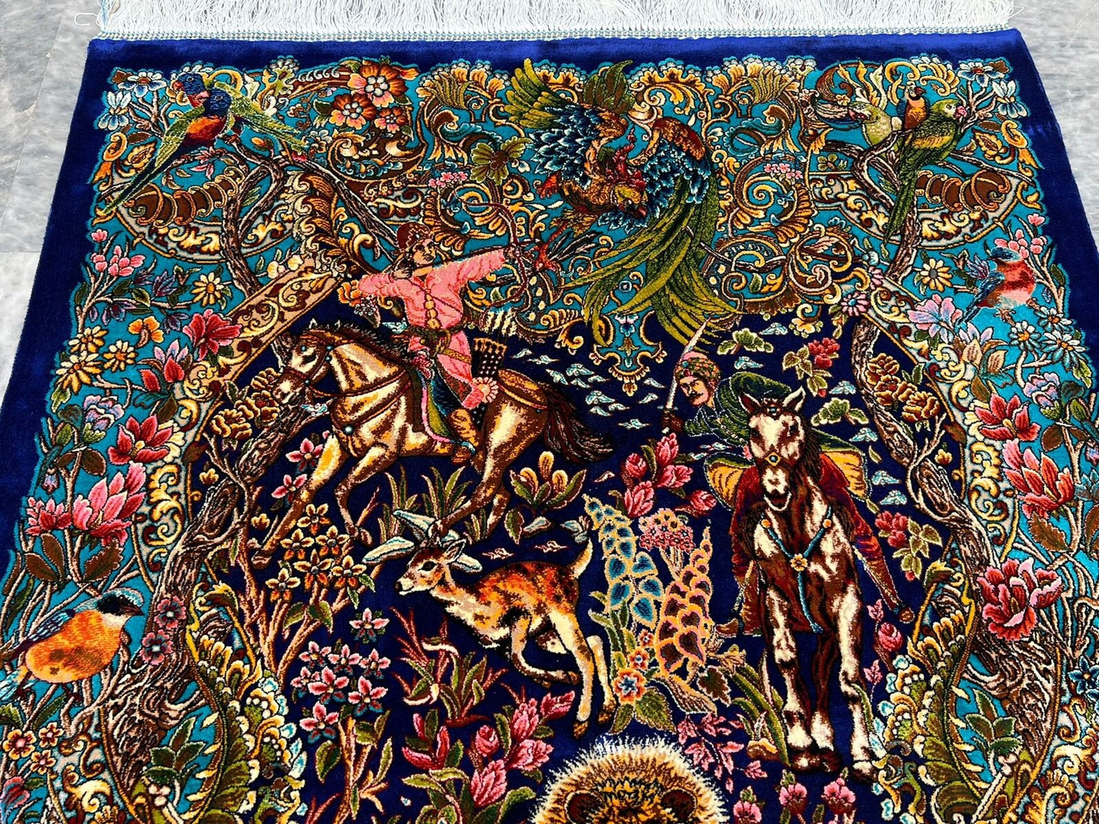 3x4 Silk Rug High Quality Silk Rug Bamboo Silk Rug Pictorial Rug Wall ...