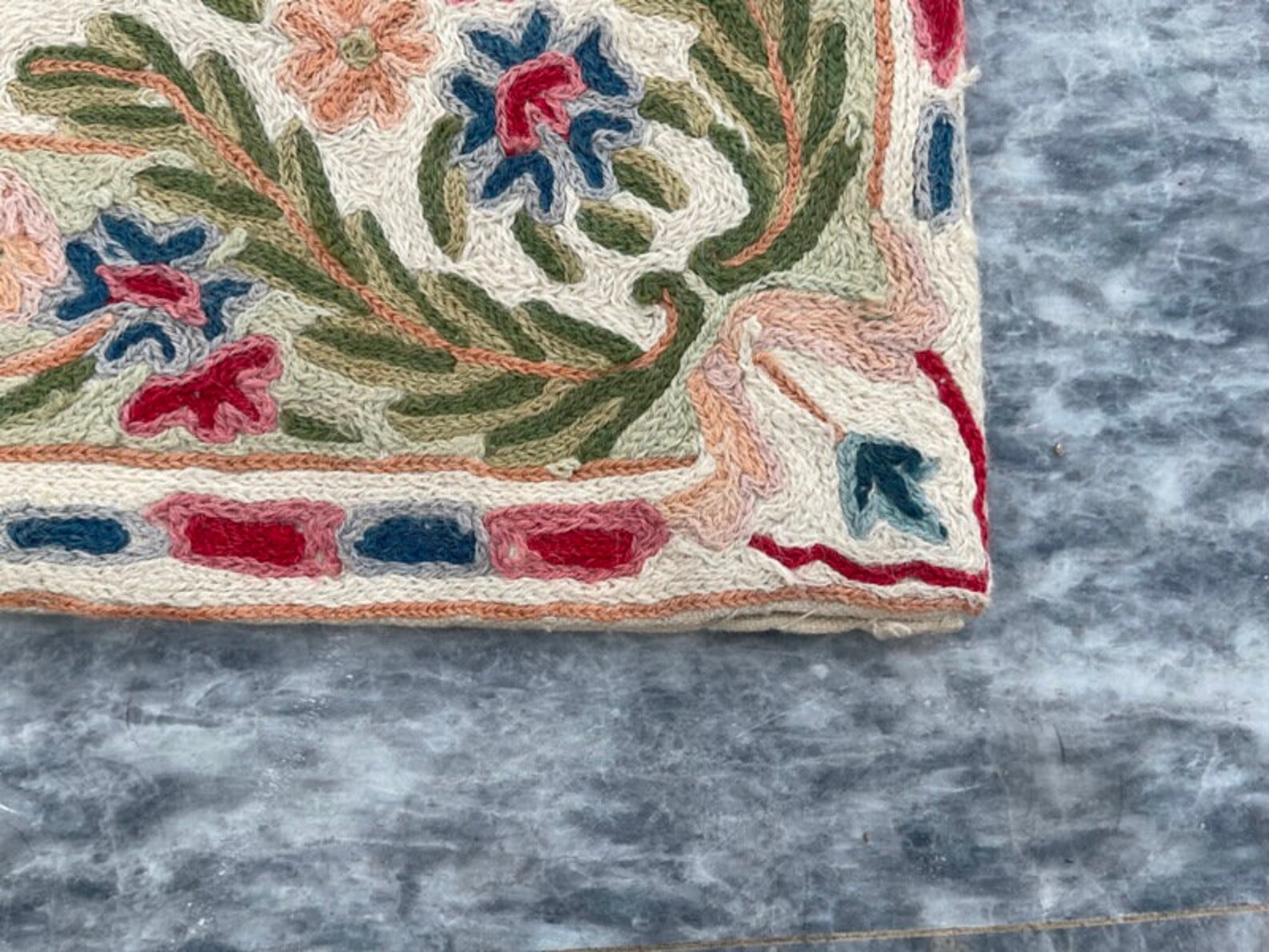 Vintage Aubusson Rug Handmade Rug Living Room Rug Crewel Rug - Etsy