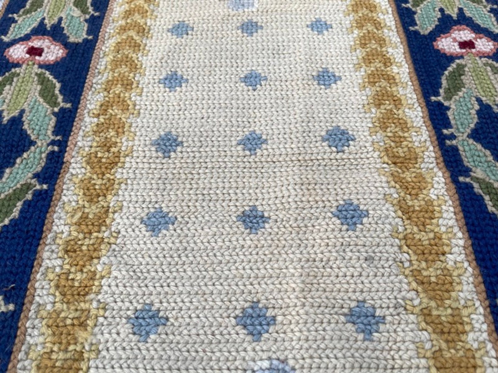 Vintage Aubusson Rug Handmade Rug Living Room Rug Crewel Rug - Etsy