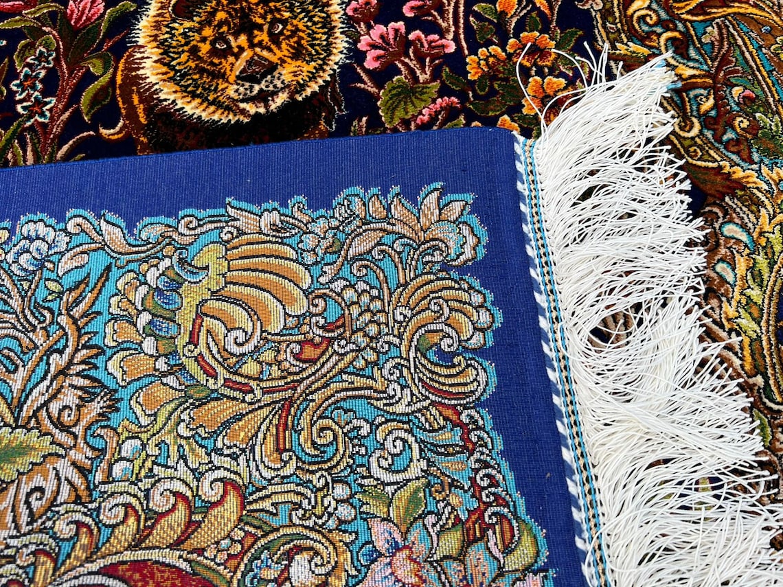 3x4 Silk Rug High Quality Silk Rug Bamboo Silk Rug Pictorial Rug Wall ...