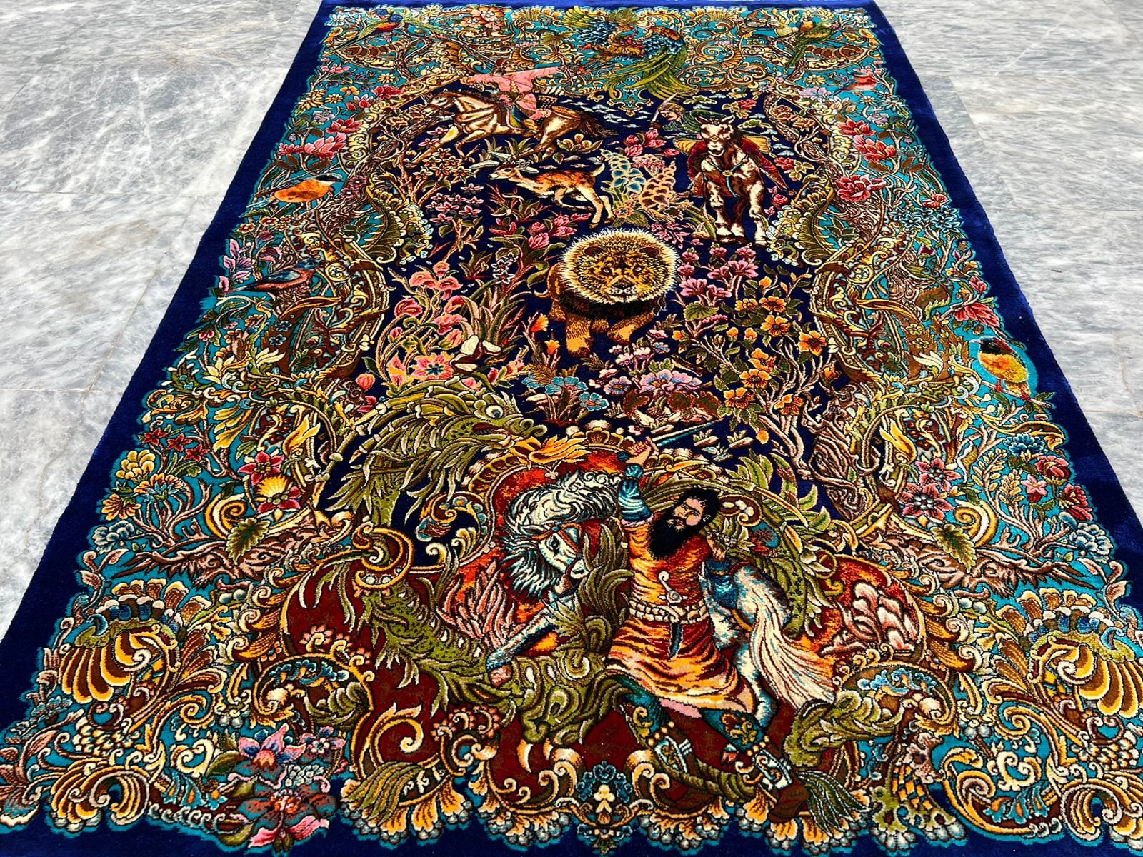 3x4 Silk Rug High Quality Silk Rug Bamboo Silk Rug Pictorial Rug Wall ...