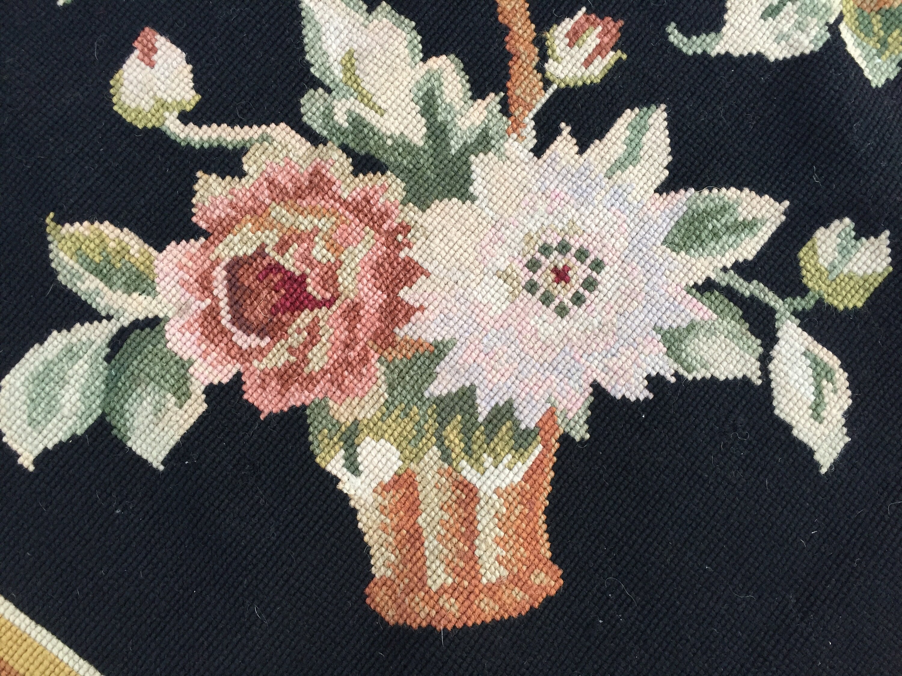 French Aubusson Rug Handmade Rug Area Rug Needle Point Rug Traditional ...