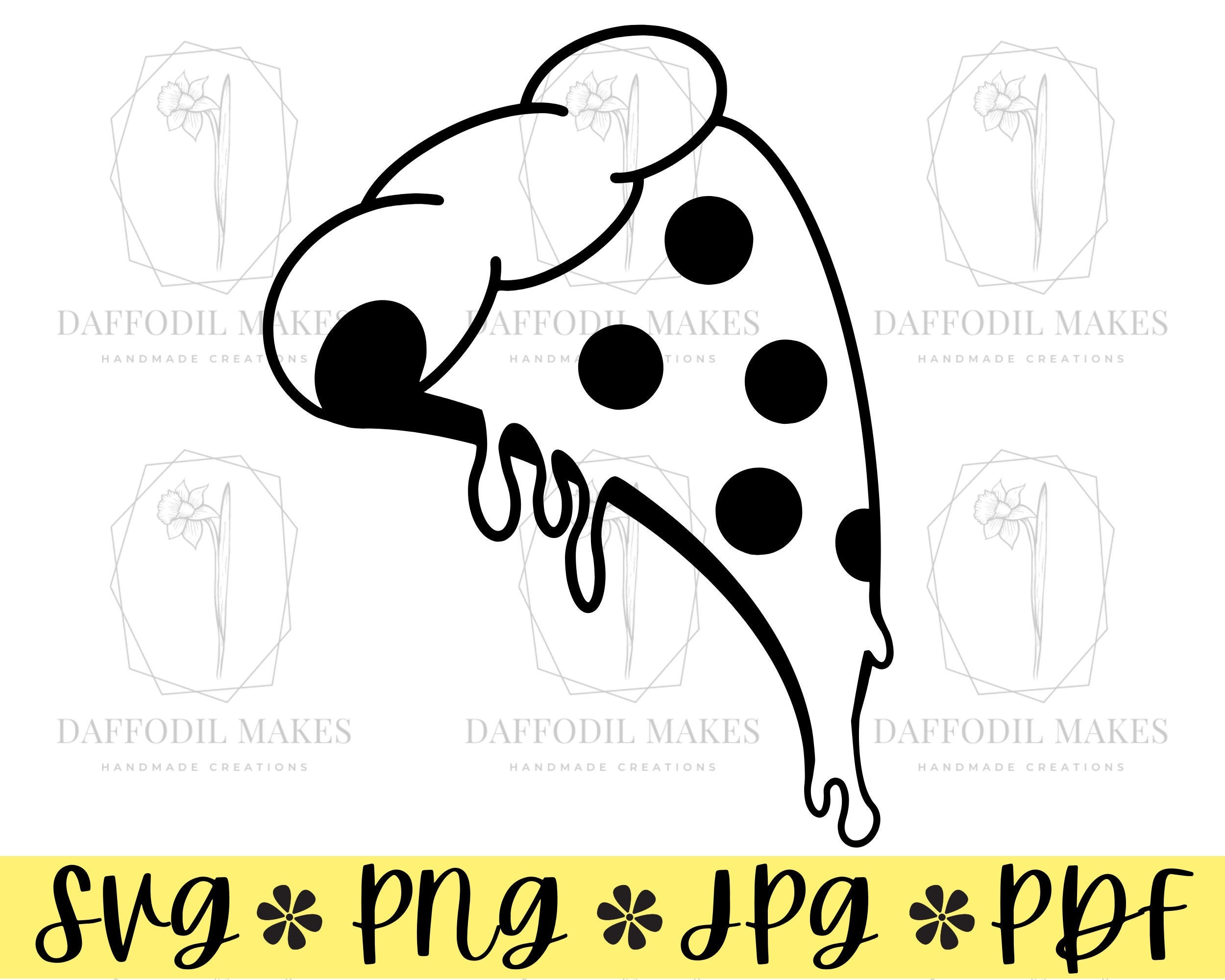 Pizza SVG File SVG Pizza Slice Pizza Svg Kawaii Svg Cute - Etsy Canada