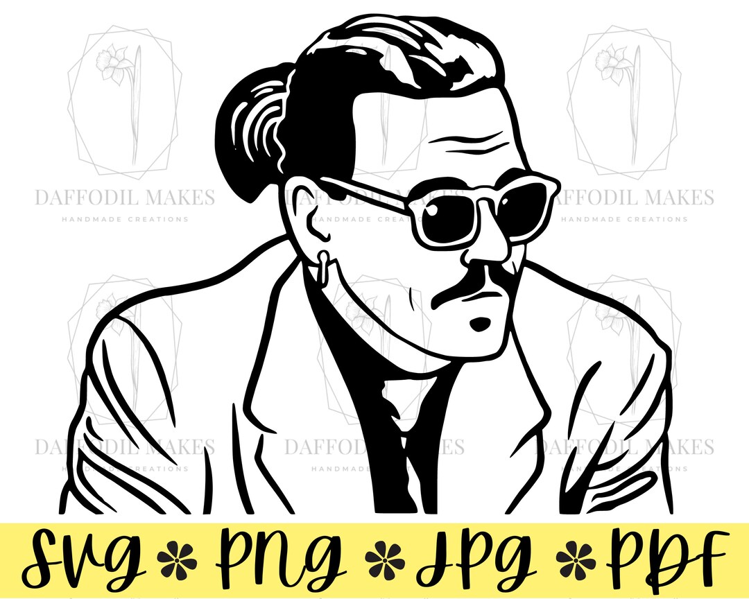 Johnny Depp Trial SVG File, Justice for Johnny, Johnny Depp Svg, Funny ...