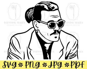 Johnny Depp SVG File, SVG, Justice for Johnny, Depp Svg, Funny Svg ...