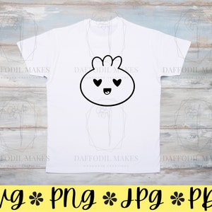 Heart Eyes Dumpling SVG File, SVG, Dumpling, Dumpling Svg, Kawaii Svg ...
