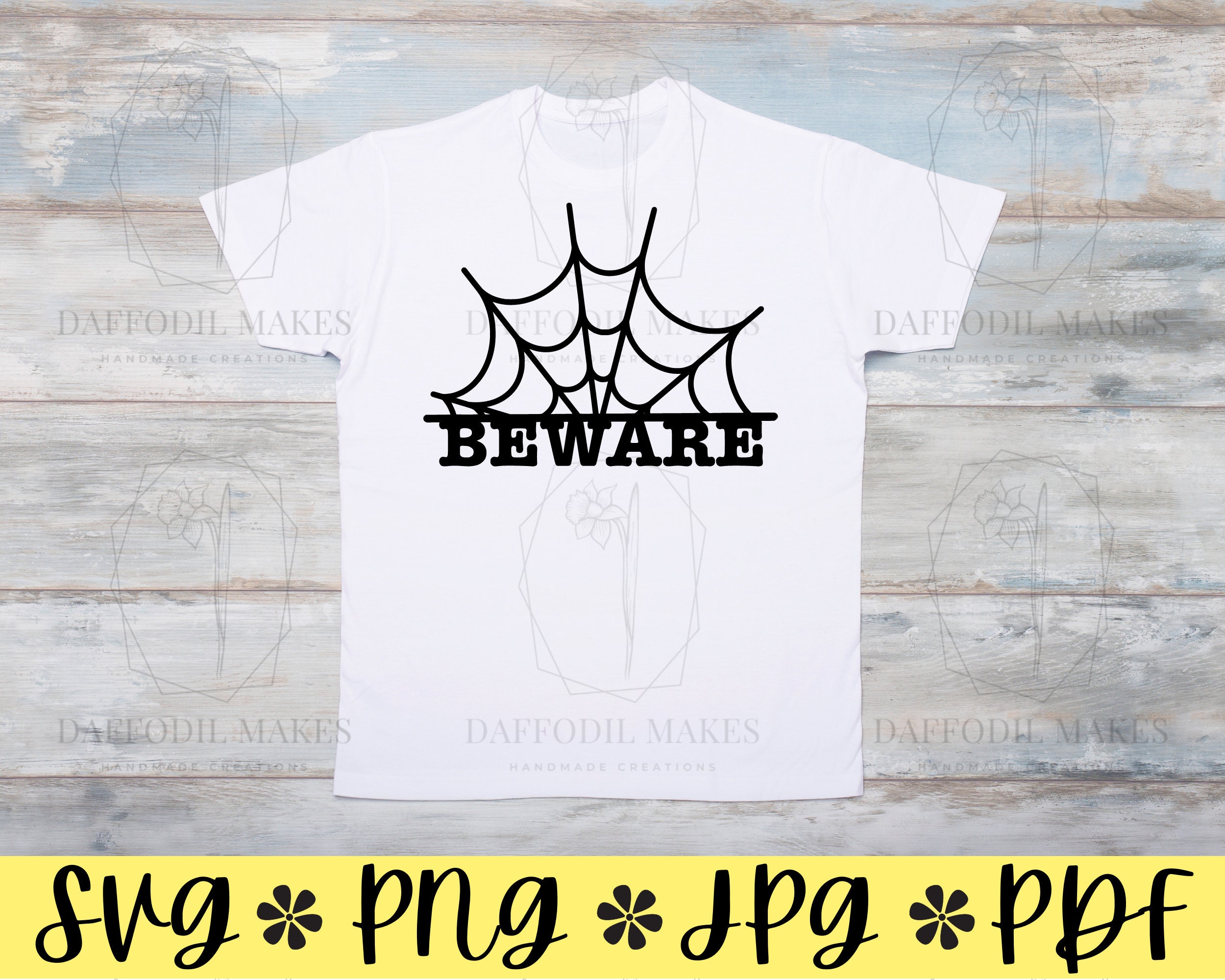 Beware Web SVG File, SVG, Beware Web, Beware Svg, Spooky Svg, Spider ...
