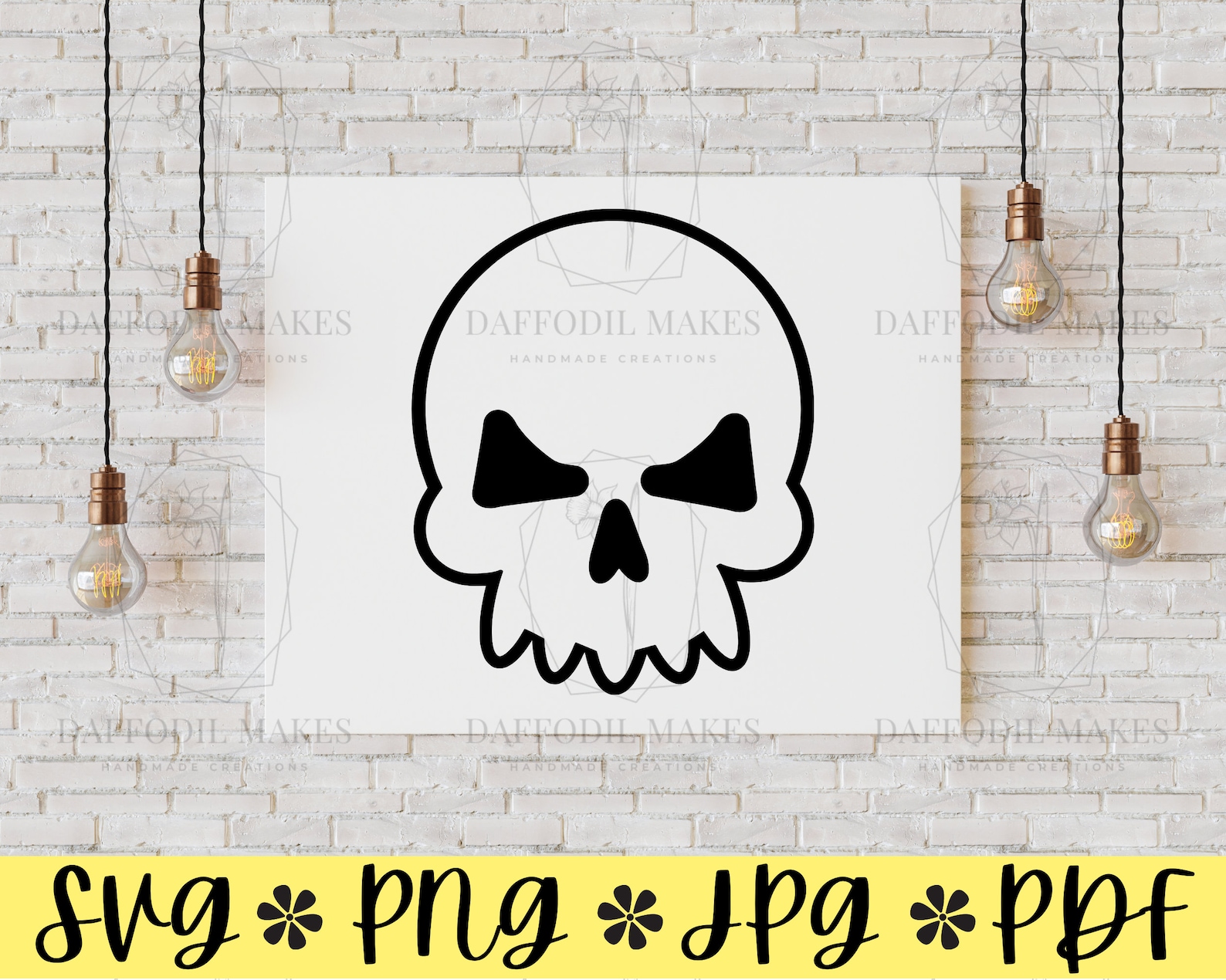Skull SVG File SVG Skull Skull Svg Spooky Svg Halloween - Etsy