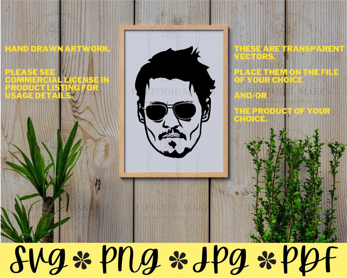 Johnny Depp SVG File, SVG, Justice for Johnny, Depp Svg, Funny Svg ...