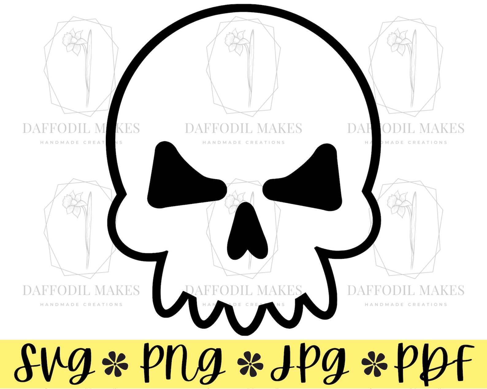 Skull SVG File, SVG, Skull, Skull Svg, Spooky Svg, Halloween Skull Svg ...
