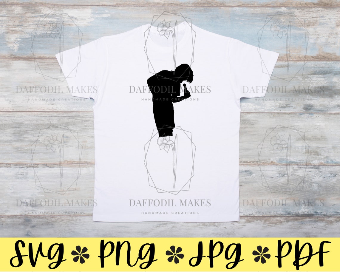 Bo Burnham Silhouette SVG File SVG Bo Burnham Silhouette - Etsy