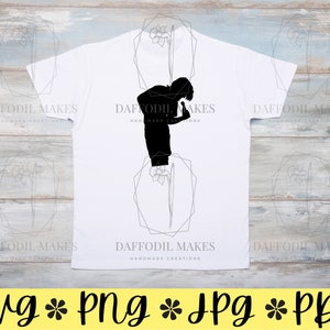 Bo Burnham Silhouette SVG File, SVG, Bo Burnham, Silhouette, Funny Svg ...