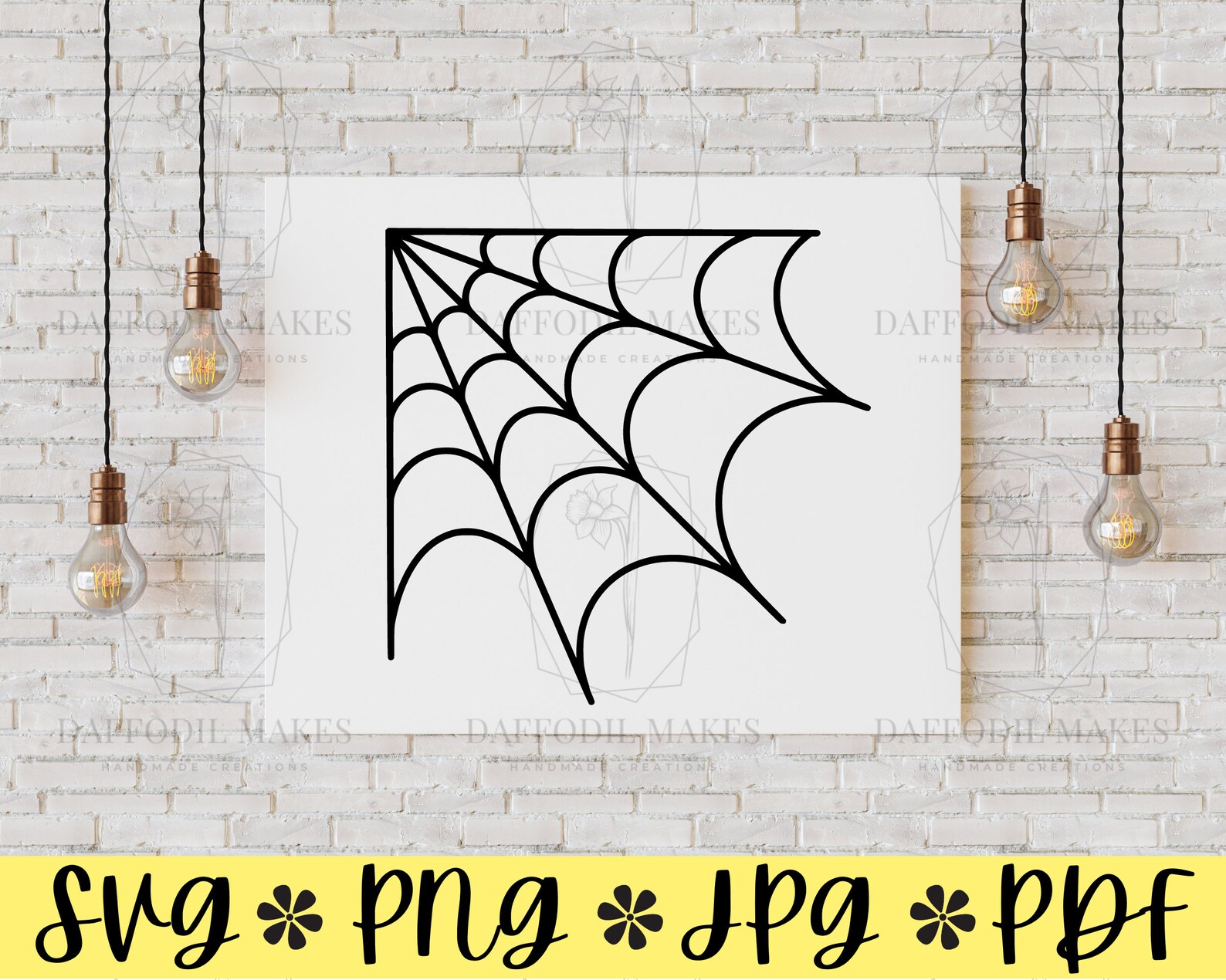 Corner Spider Web SVG File SVG Spider Web Web Svg Spooky - Etsy