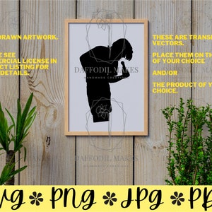 Bo Burnham Silhouette SVG File, SVG, Bo Burnham, Silhouette, Funny Svg ...