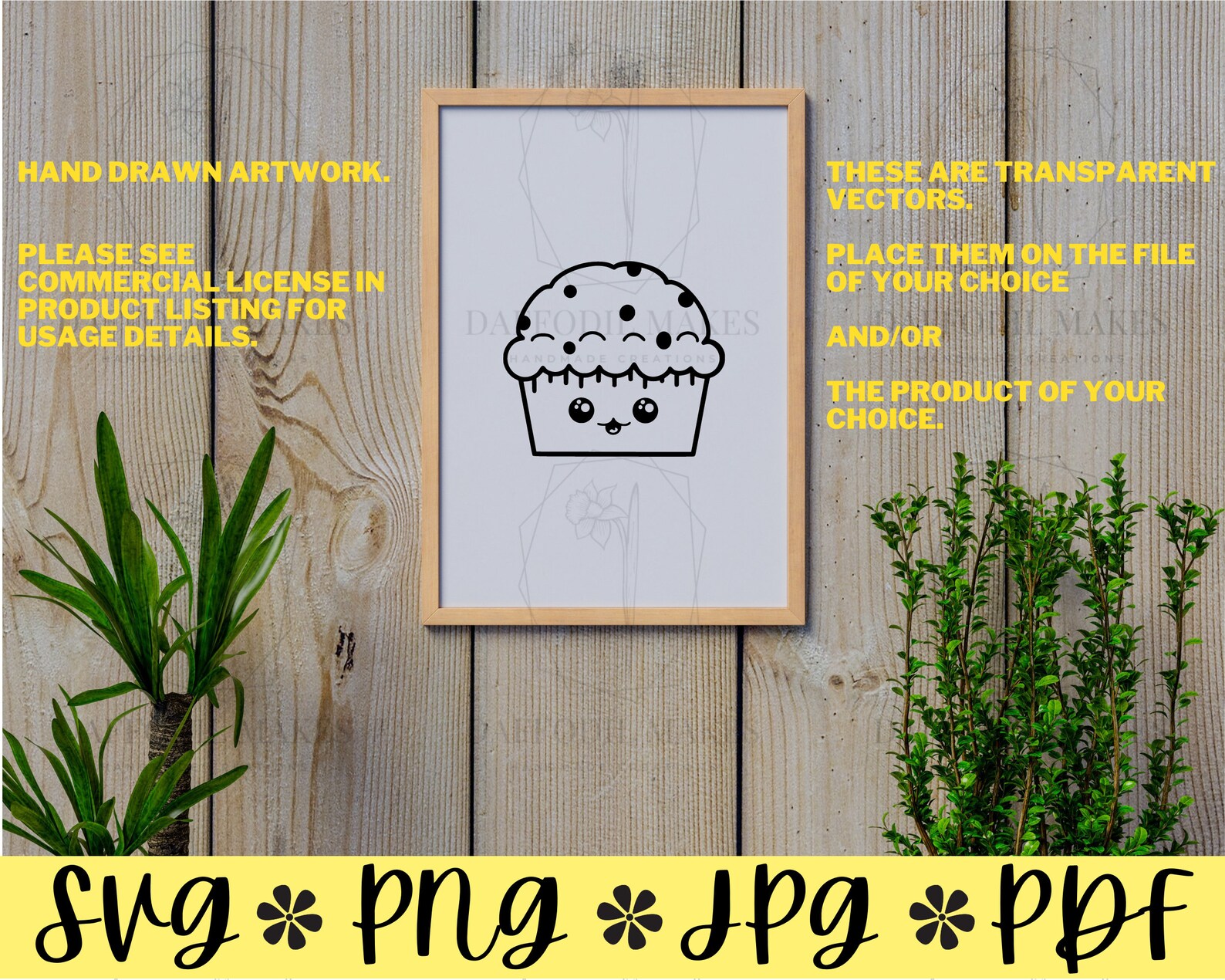 Muffin SVG File, SVG, Muffin, Dessert, Muffin Svg, Kawaii Svg, Cute ...