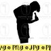 Bo Burnham Silhouette SVG File, SVG, Bo Burnham, Silhouette, Funny Svg ...