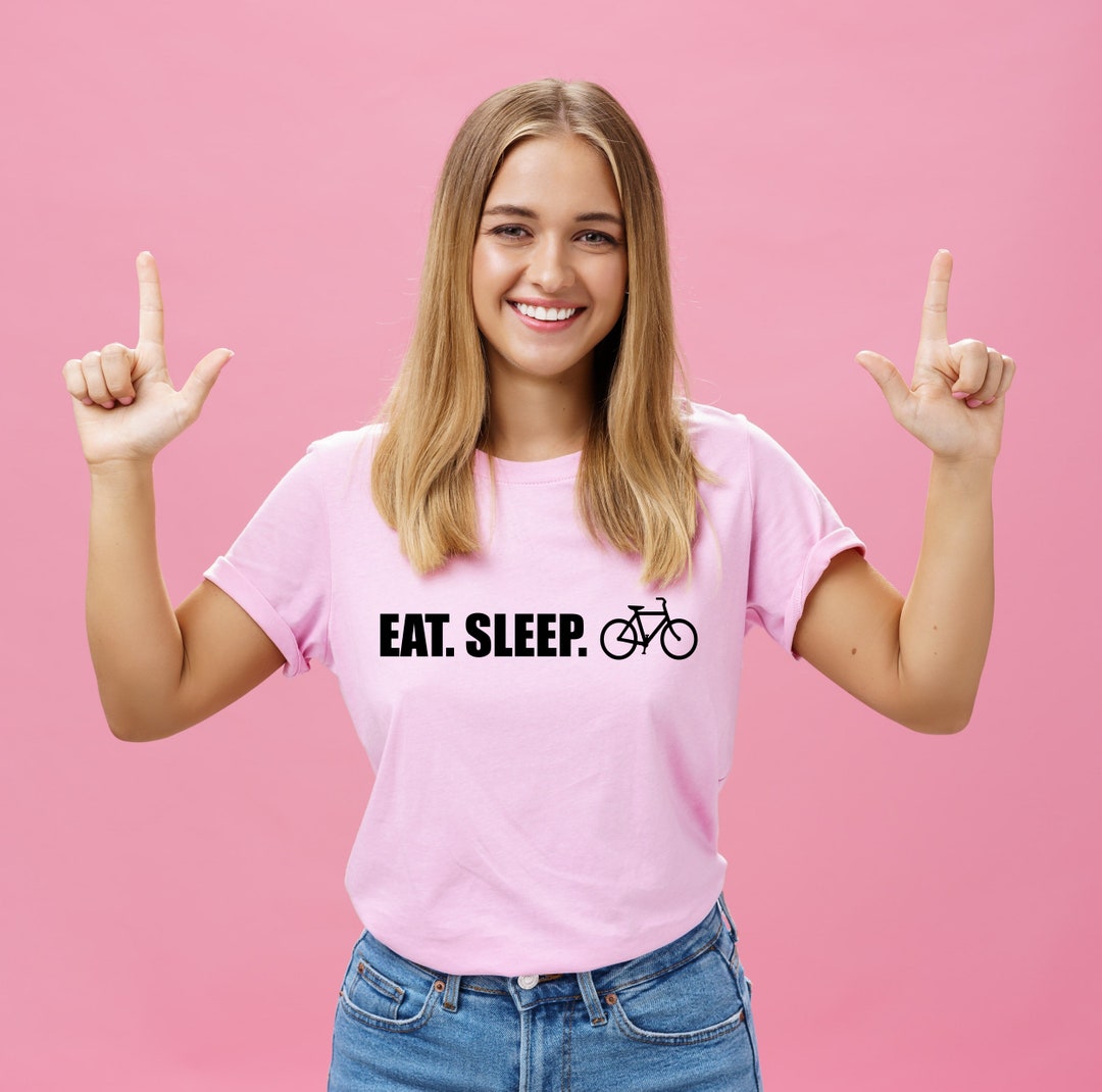Eat Sleep Bike Repeat Shirt, Cycling Shirt, Bike Lover Gift, Funny Bike ...