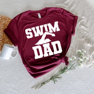 Swim Dad Waves, Swim Meet Shirts, Swimming Daddy, Dad Gift, Summer ...