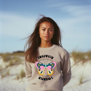 Positive Energy Shirt, Optimistic Spirit Shirt, Positive Vibe, Good ...
