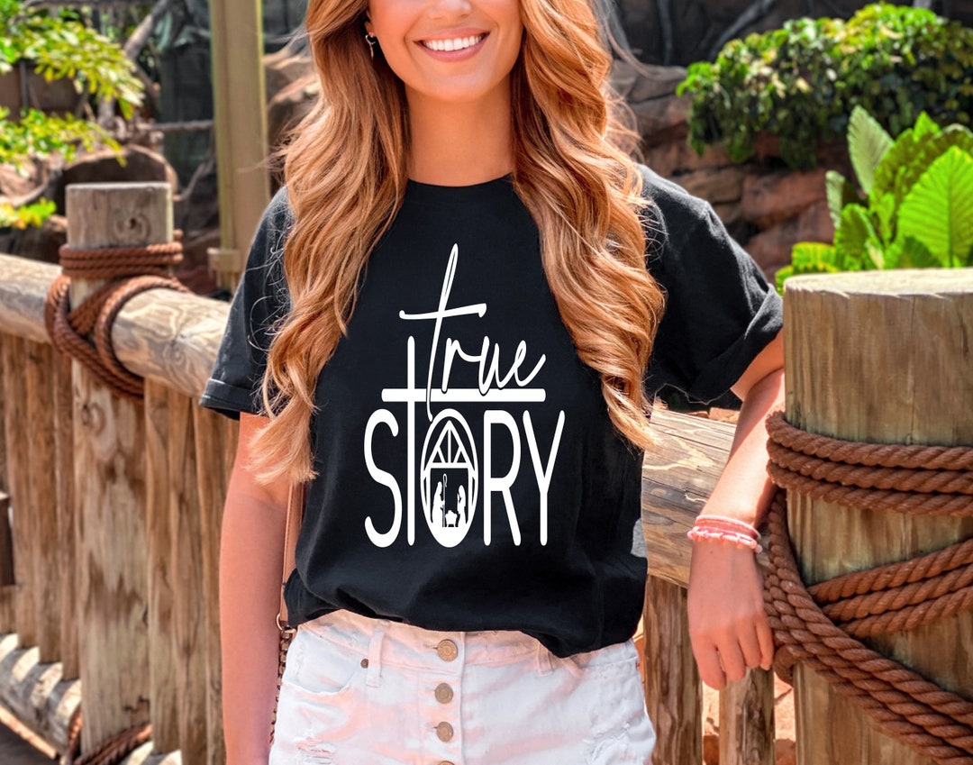 True Story Shirt, True Story Christmas Shirt, Christmas Nativity Shirt ...