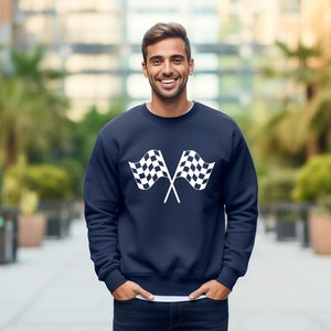 Checkered Flag Shirt, Race Life Motor Racing Sports Shirt, Racing Flag ...