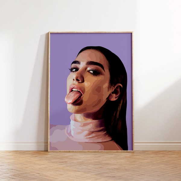 Dua Lipa Poster - Etsy UK