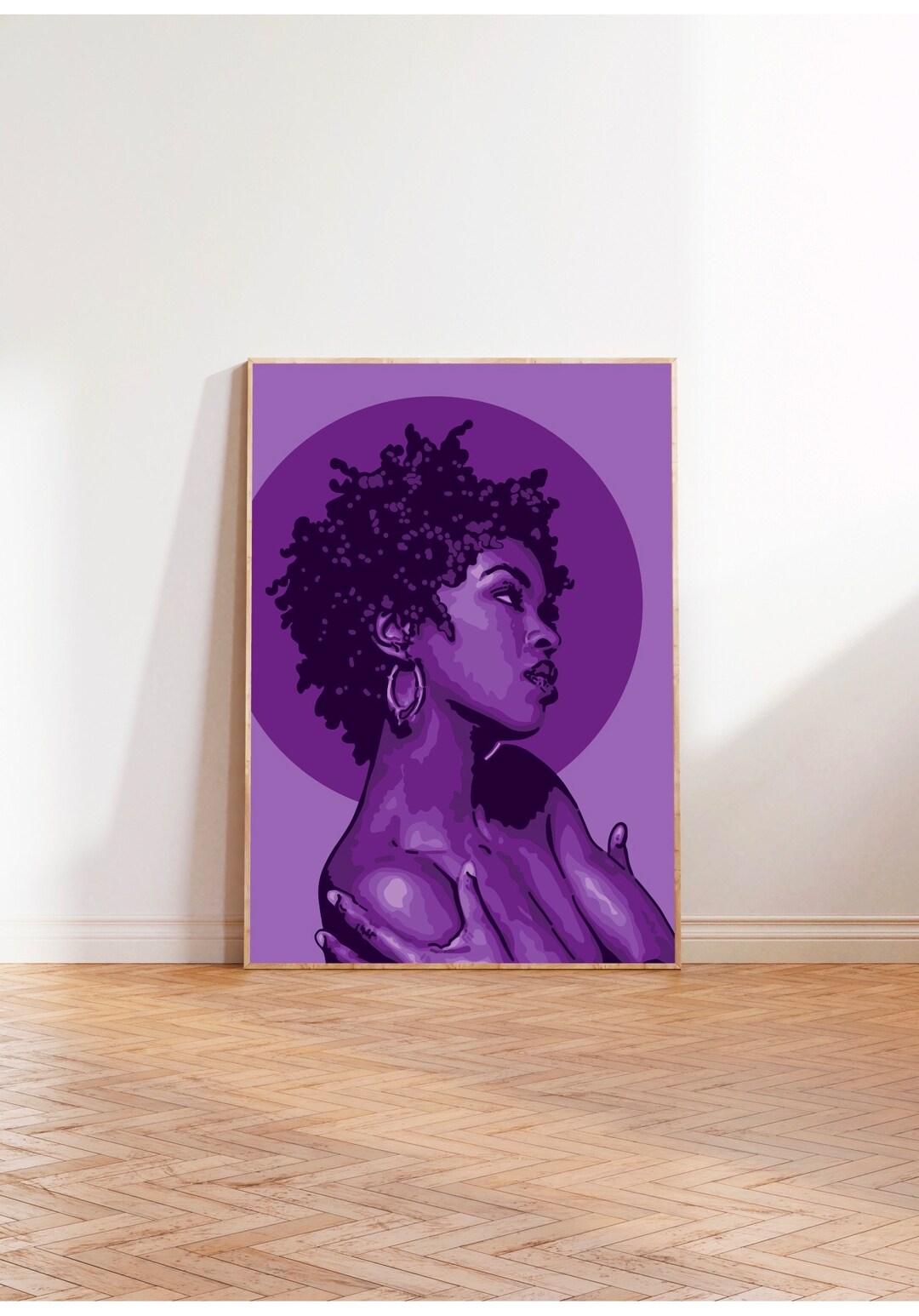 Purple Lauryn Hill Print Modern Art Poster - Etsy