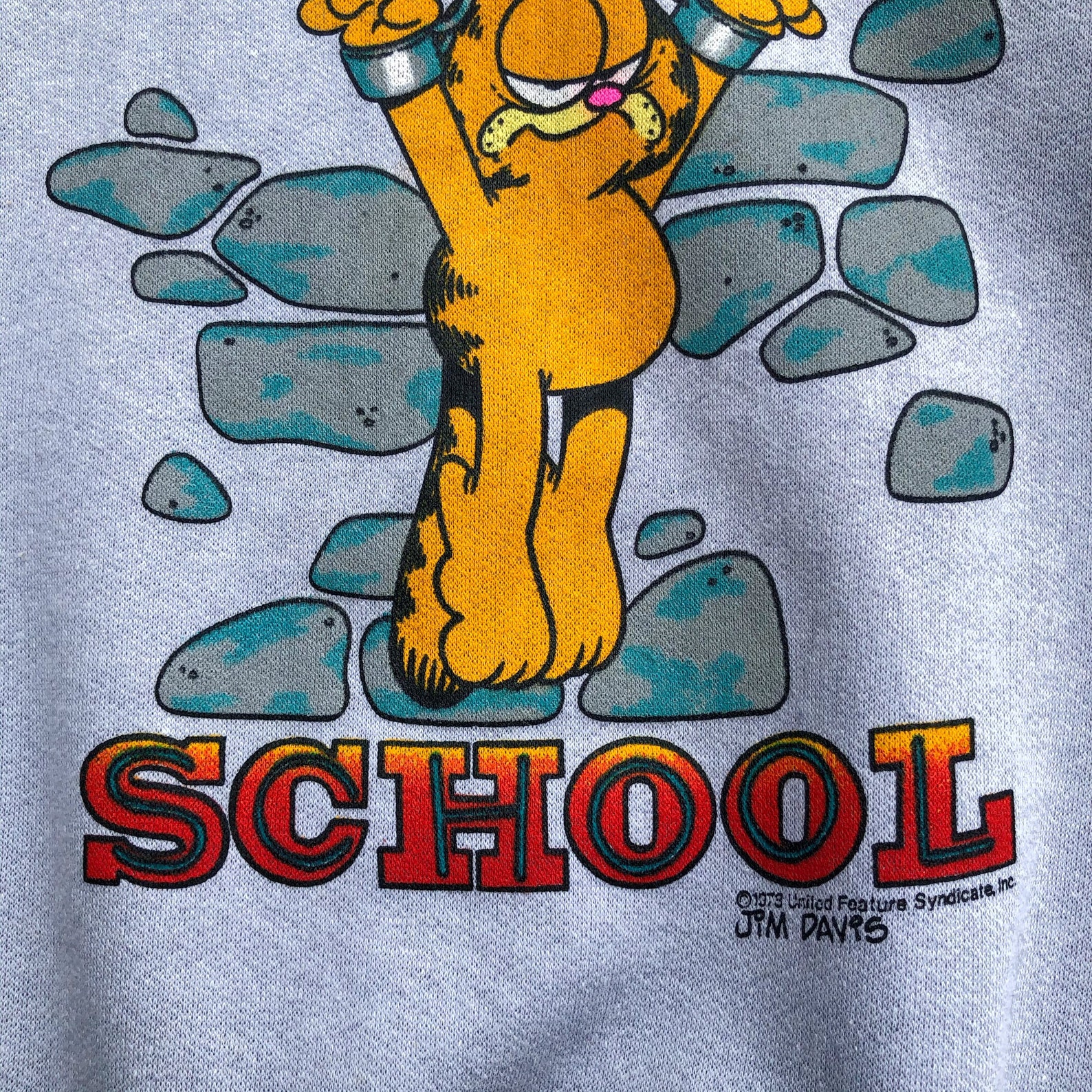 Vintage 70s 80s Garfield Comic Strip Cartoon Character por - Etsy España