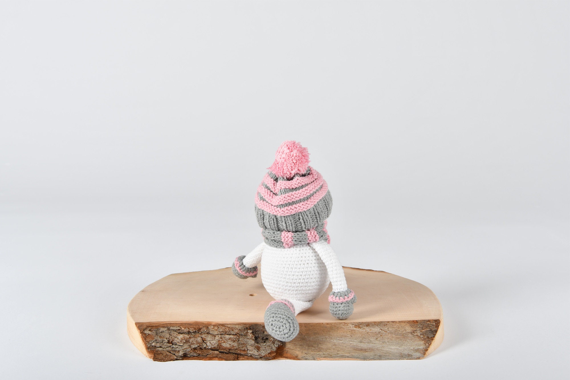 Handmade Crocheted Doll Snowman FRED Made of Cotton, Toys, Gift for ...