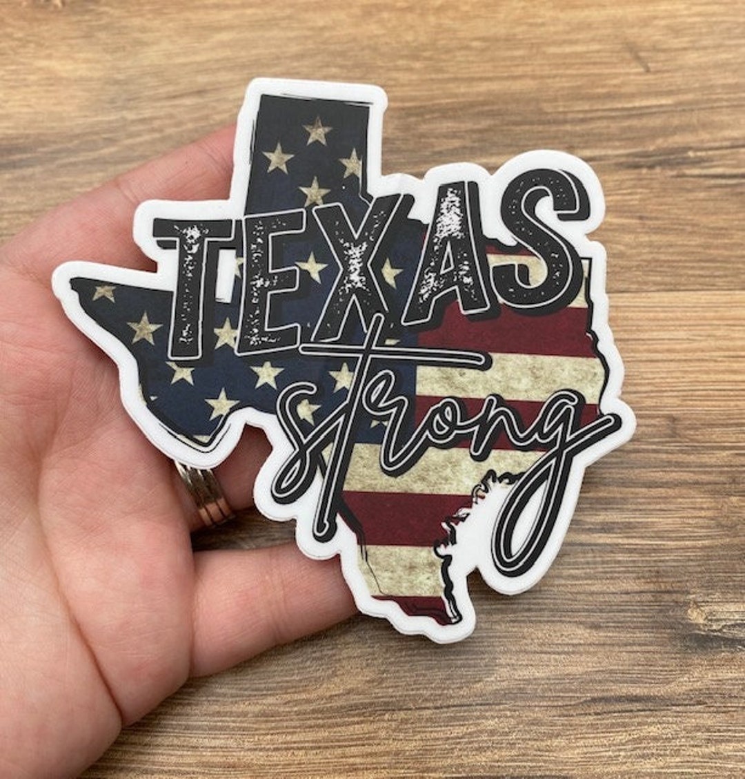 Texas Strong Sticker Decal - Etsy