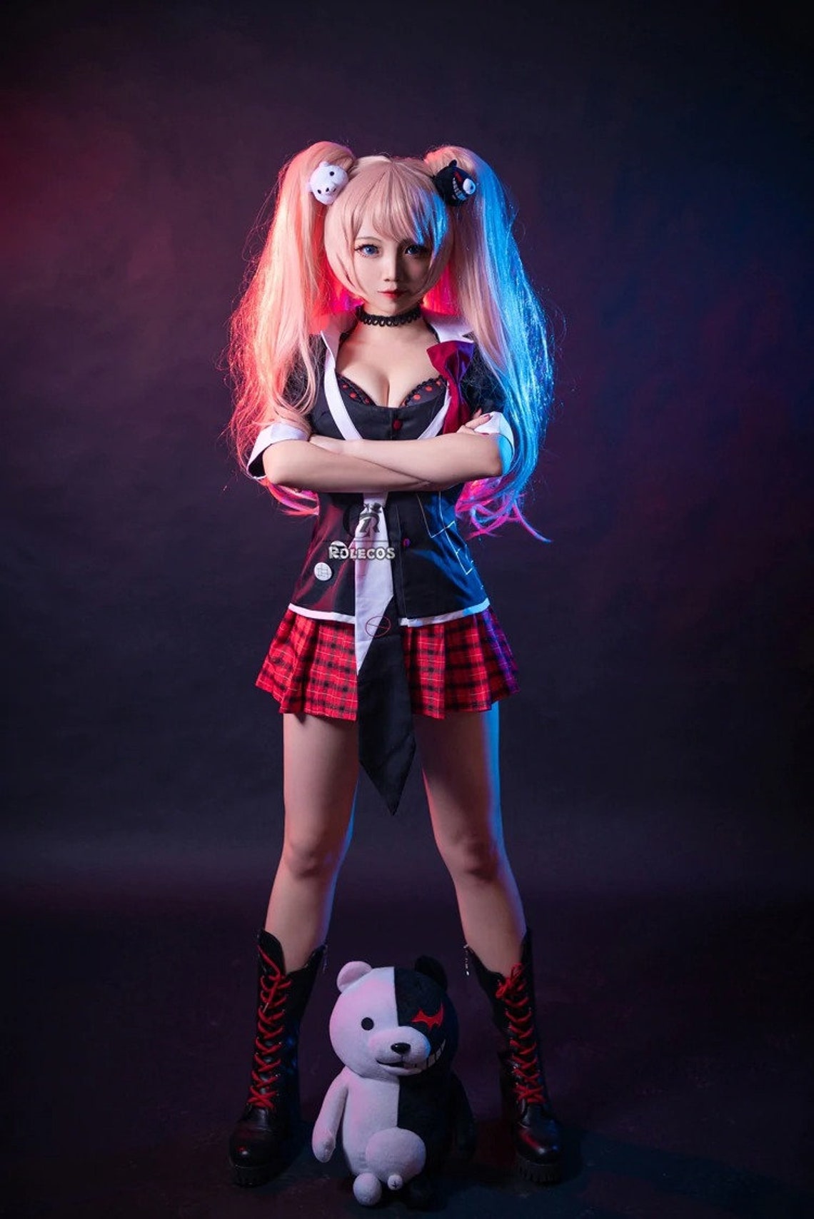 Danganronpa Junko Enoshima Cosplay Costume Game Cosplay Junko | Etsy