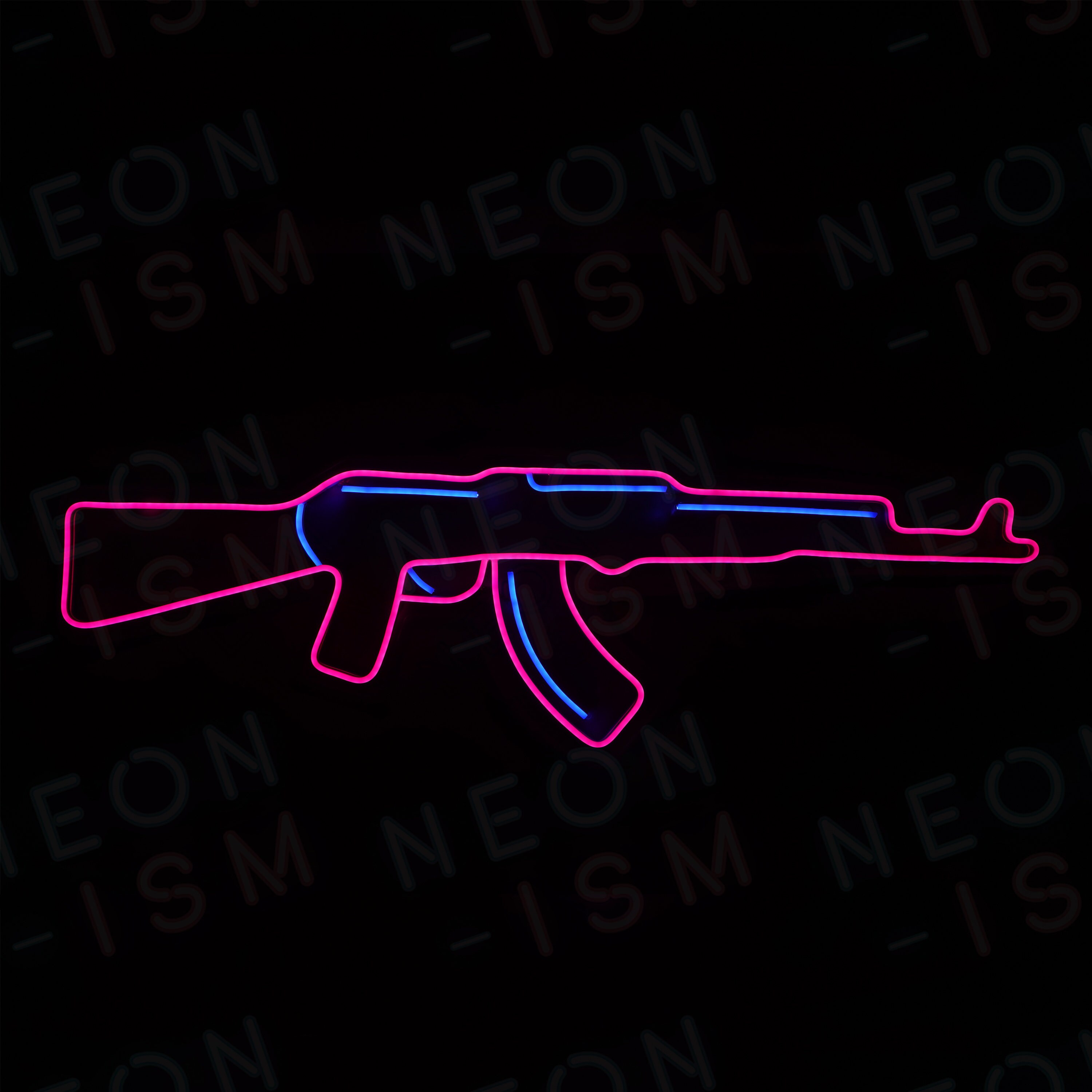 AK47 Neon Sign, Gamer Room Neon Sign Decoration, Custom Neon Sign, Neon ...