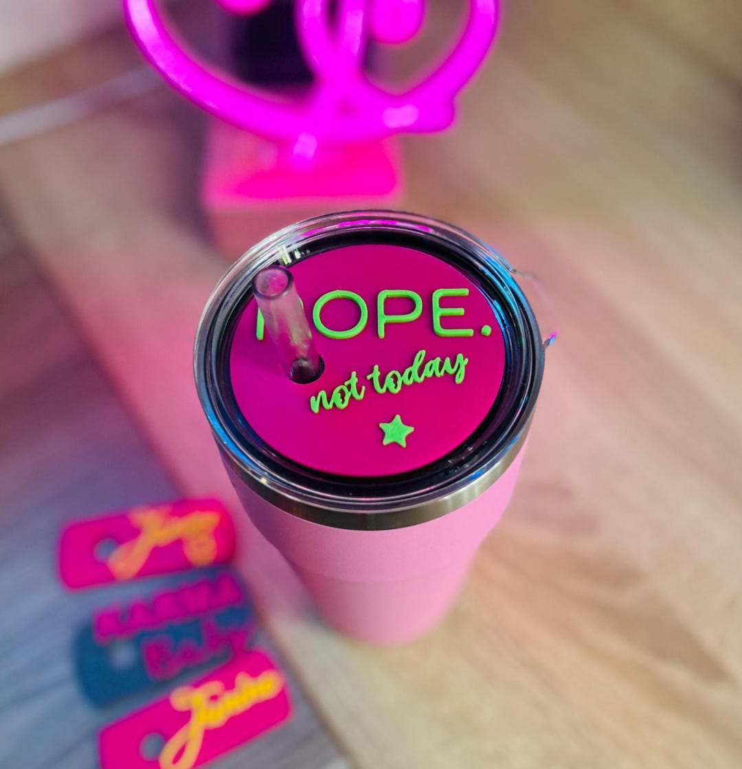Personalized Yeti Topper Lid - Drinking Straw Attachment ROUND for ...