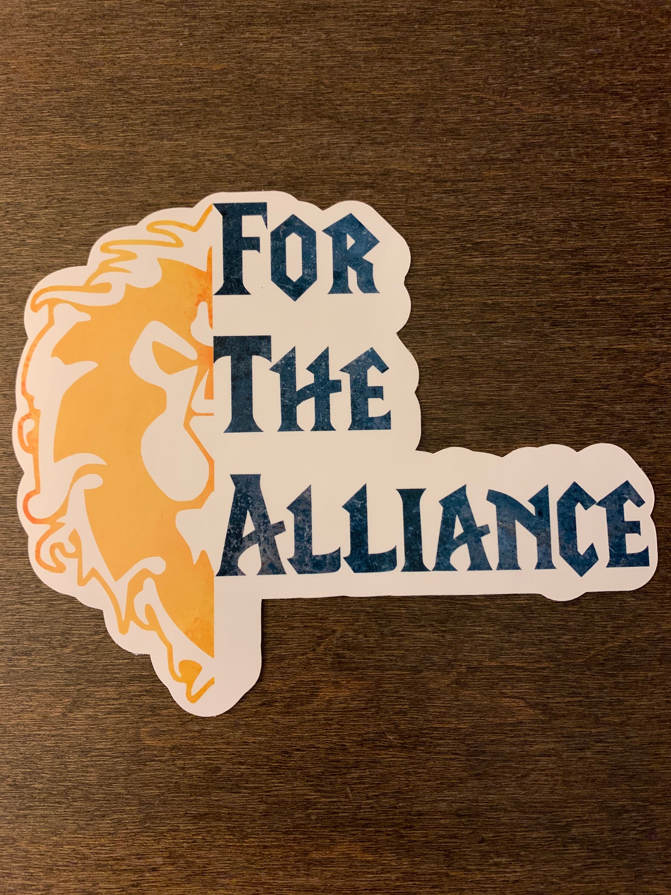 For the Alliance World of Warcraft sticker | Etsy