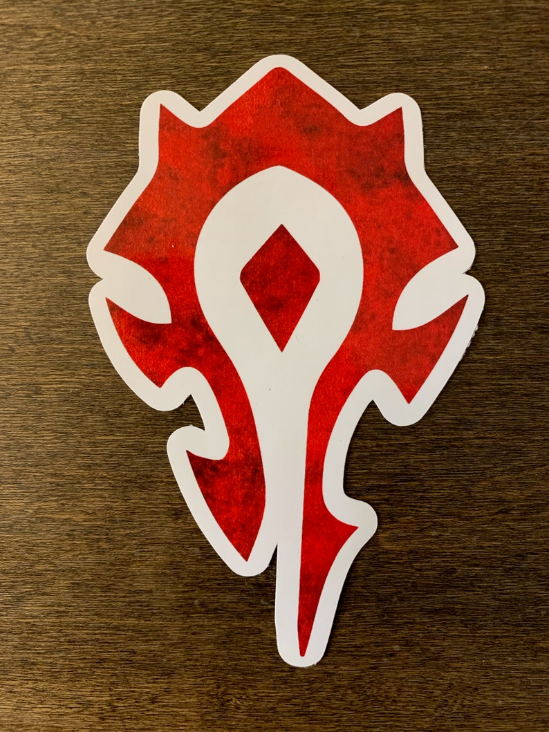 World of Warcraft Sticker Horde | Etsy