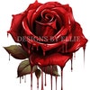Dripping Red Rose Png, Dripping Rose, Dripping Flower, Rose Drip, Wet ...